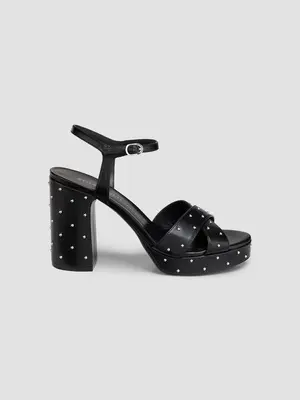 STUART WEITZMAN Dayna Sostud Platform Sandals - Black