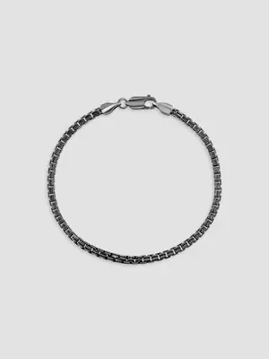 Saks Fifth Avenue Collection Black Ruthenium-plated Sterling Chain Bracelet
