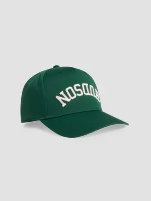 Hudson Jeans Embroidered Reverse Logo Baseball Cap - Forest