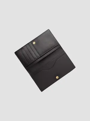 Vince Continental Leather Wallet