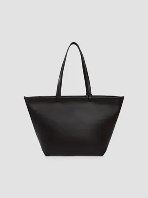 Vince Marin Leather Large Tote - Black