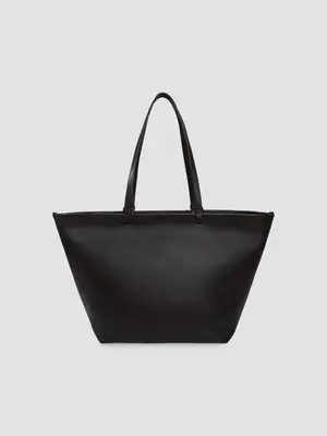 Vince Marin Leather Large Tote - Black