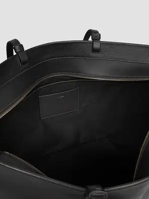 Vince Marin Leather Large Tote - Black