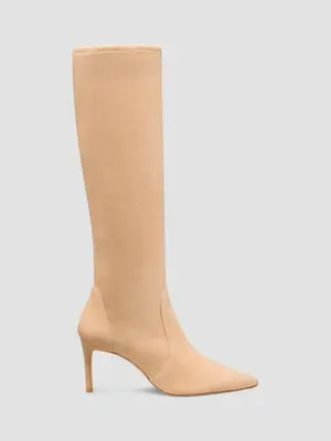 STUART WEITZMAN Stuart Power 75 75mm Suede Boots Adobe