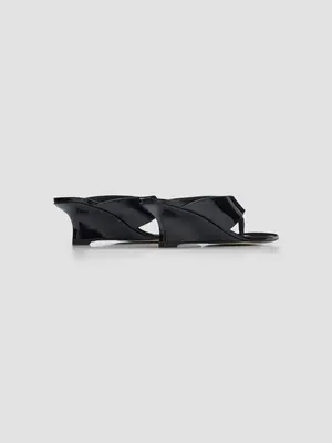 STUART WEITZMAN Vinnie 50mm Leather Sandals - Black