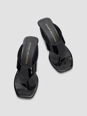 STUART WEITZMAN Vinnie 50mm Leather Sandals - Black