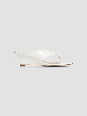 STUART WEITZMAN Vinnie 50mm Leather Sandals - Blanco