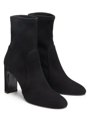 STUART WEITZMAN Babette 85mm Suede Booties