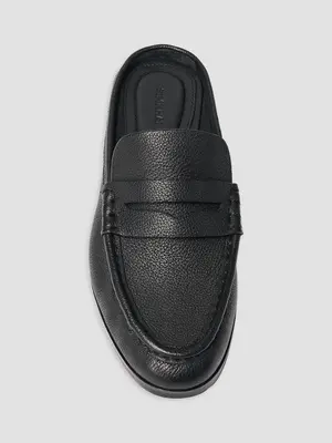 Simkhai Dean Pebbled Leather Mules