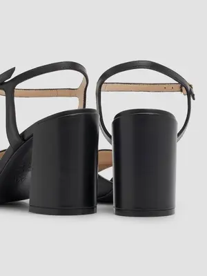 STUART WEITZMAN Alyssa 85mm Leather Block Sandals