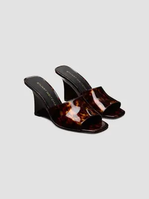 STUART WEITZMAN Vinnie 85mm Wedge Mules