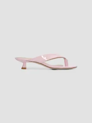 STUART WEITZMAN Rio Sleek 35mm Kitten-heel Sandals - Soft Rose