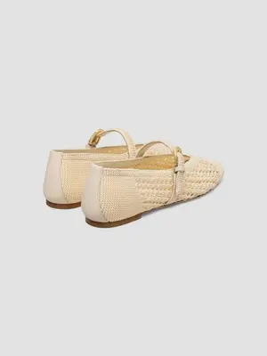 STUART WEITZMAN Leora Mary Janes - Chalk