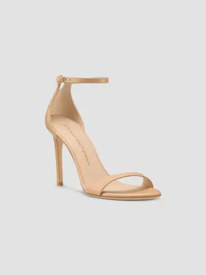 STUART WEITZMAN Nudist Ii 100mm Leather Sandals