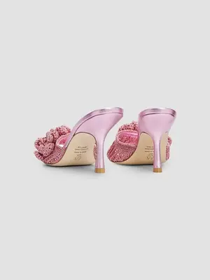 STUART WEITZMAN Lotus 85mm Crochet Sandals - Soft Rose