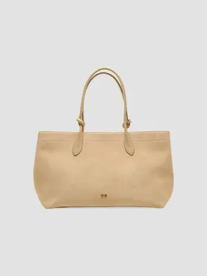 Cult Gaia Ariella Suede Tote Bag - Sand