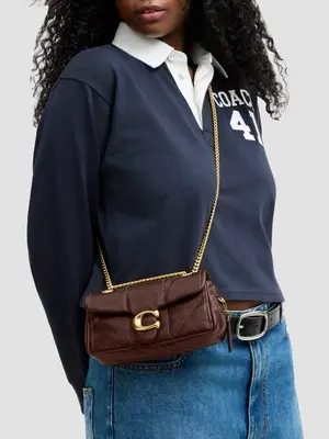 COACH Tabby 20 Quilted Leather Shoulder Bag - Maple