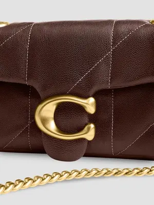 COACH Tabby 20 Quilted Leather Shoulder Bag - Maple
