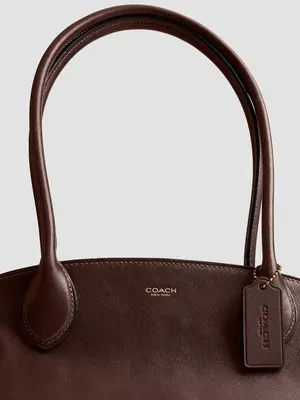COACH Soft Empire 34 Leather Carryall - Maple