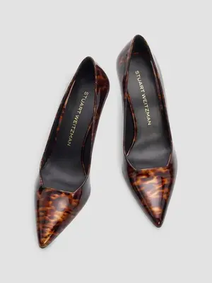 STUART WEITZMAN Vinnie 85mm Printed Leather Pumps