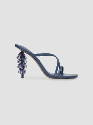 Cult Gaia Sage 90mm Teardrop Heel Sandals - Sage Tide
