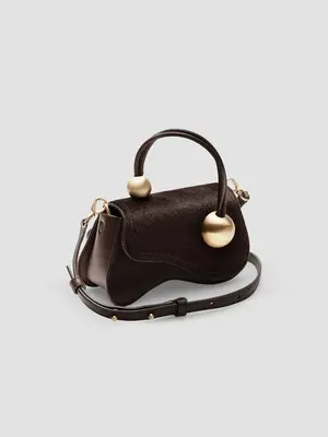 Cult Gaia Kazia Nano Crossbody Bag - Dark Java