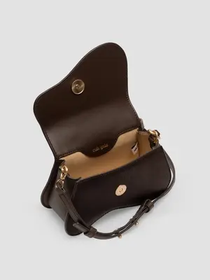 Cult Gaia Kazia Nano Crossbody Bag - Dark Java