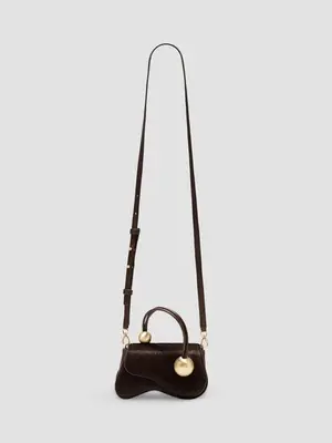 Cult Gaia Kazia Nano Crossbody Bag - Dark Java