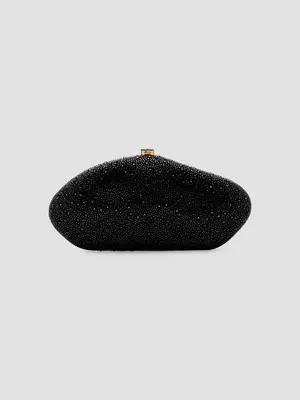 Cult Gaia The Caldera Clutch - Black