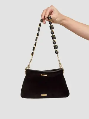 Cult Gaia Mini Kiraz Studded-strap Shoulder Bag