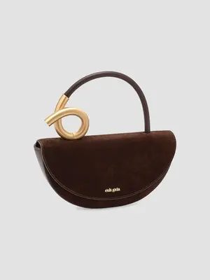 Cult Gaia Azariah Suede Top Handle Bag