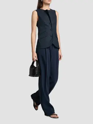 Rag & Bone Slade Linen-blend Vest