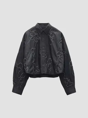 Rag & Bone Beatrice Beaded Cotton Shirt