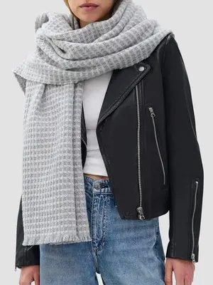 Rag & Bone Joni Wool Scarf - Grey