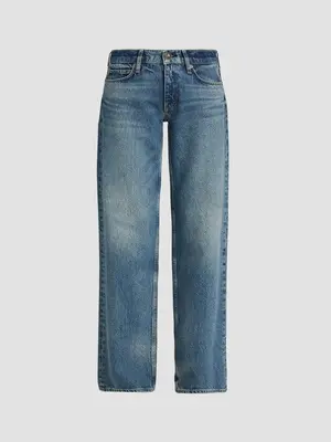 Rag & Bone Cam Low-rise Full Straight-leg Jeans - Echo