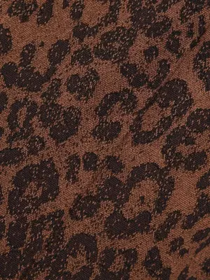 Rag & Bone Irina Jacquard Crop Pants - Leopard