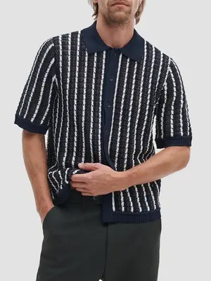 Rag & Bone Dalton Crotchet Cotton Shirt