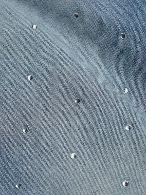 Rag & Bone Harlow Rhinestone-embellished Straight Jeans