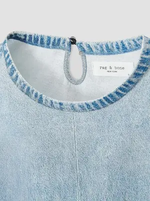 Rag & Bone Rb Miramar Kelly Jersey T-shirt Minidress