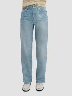Rag & Bone Rb Miramar Terry Shea Ankle Straight-leg Pants