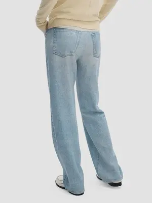 Rag & Bone Rb Miramar Terry Shea Ankle Straight-leg Pants