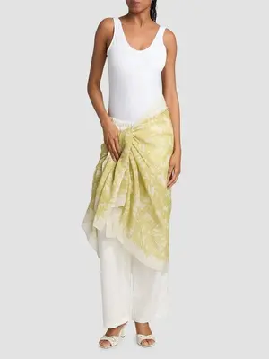 Rag & Bone Sally Abstract-print Modal-cashmere Sarong