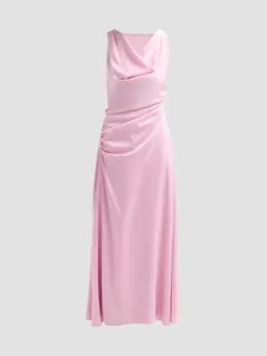 Simkhai Elinne Ruched Satin Gown