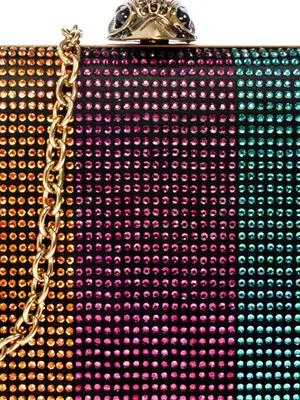 Kurt Geiger Kensington Crystal Clutch Bag - Blue