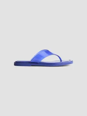 Rag & Bone Gracie Jelly Thong Sandals - Deep Blue