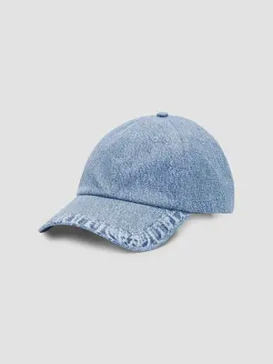 Rag & Bone Miramar Denim Baseball Cap - Minetta