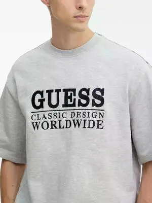 Guess Logo-embroidered Short-sleeve T-shirt