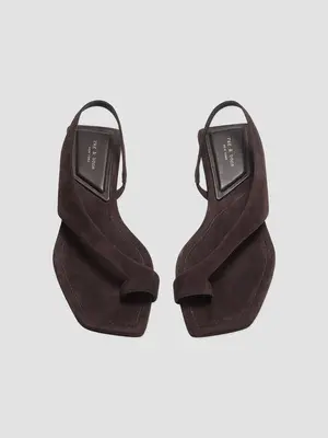 Rag & Bone Liv Suede Flat Sandals