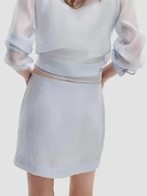 Rag & Bone Piper Organza A-line Miniskirt