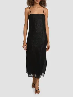 Rag & Bone Suki Semi-sheer Midi-slipdress